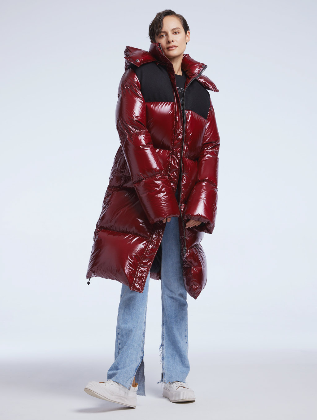 Shining Laxity-Fit Hooded Puffer Jacket – KHOKHAR LEATHERS